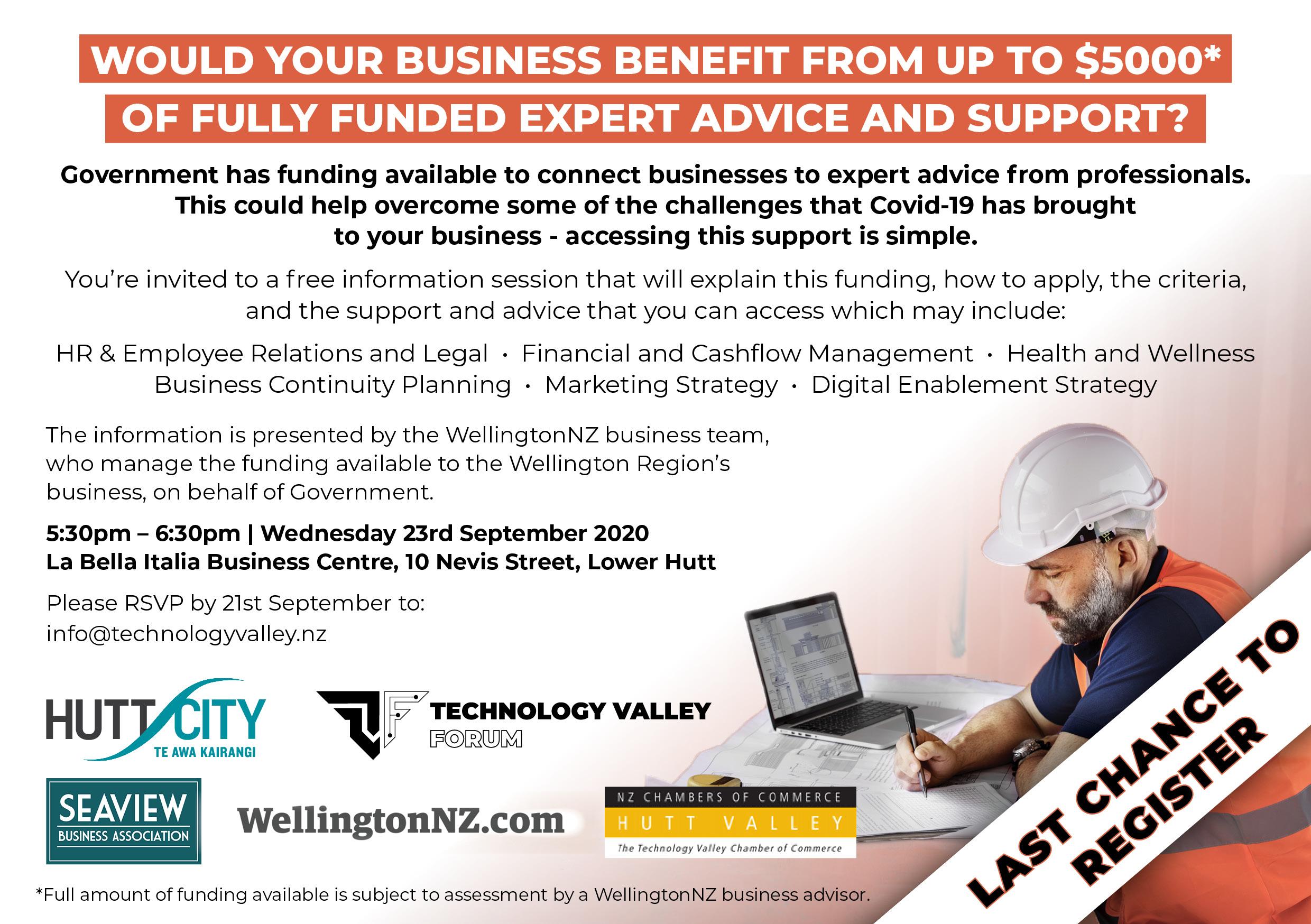 Business support workshop - 23rd Sep | Southend Business Group