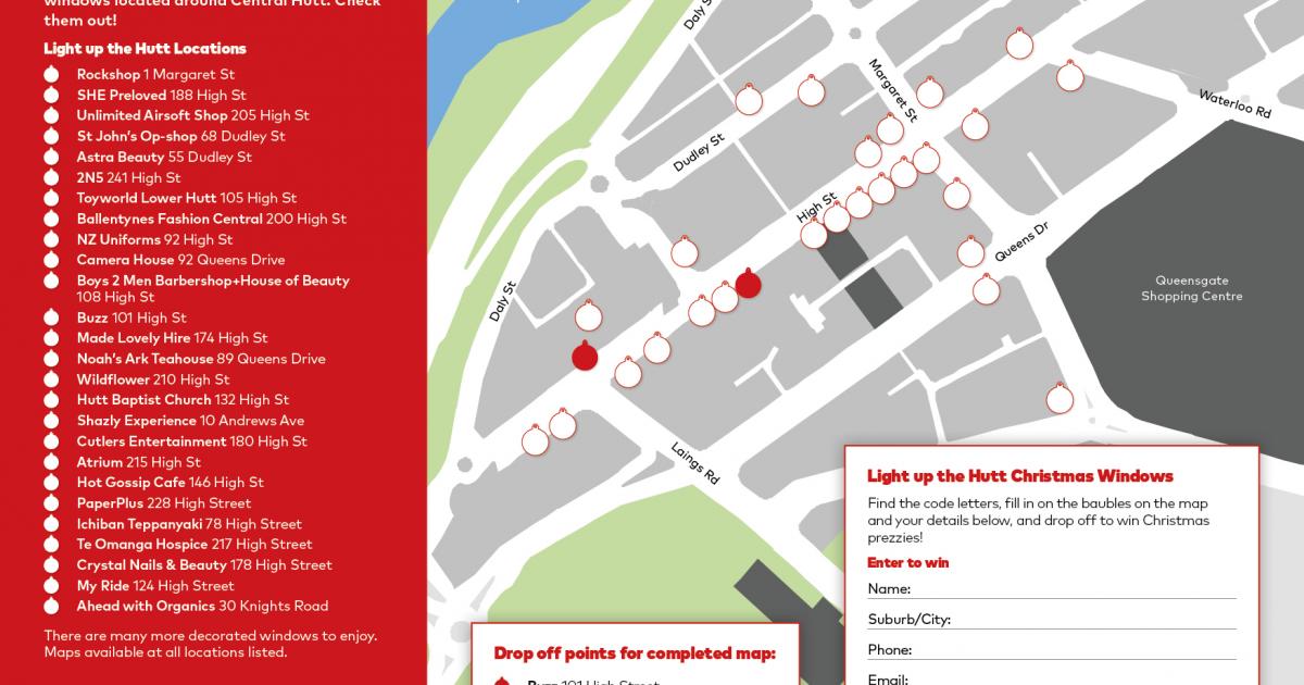 Light Up the Hutt Map | Southend Business Group